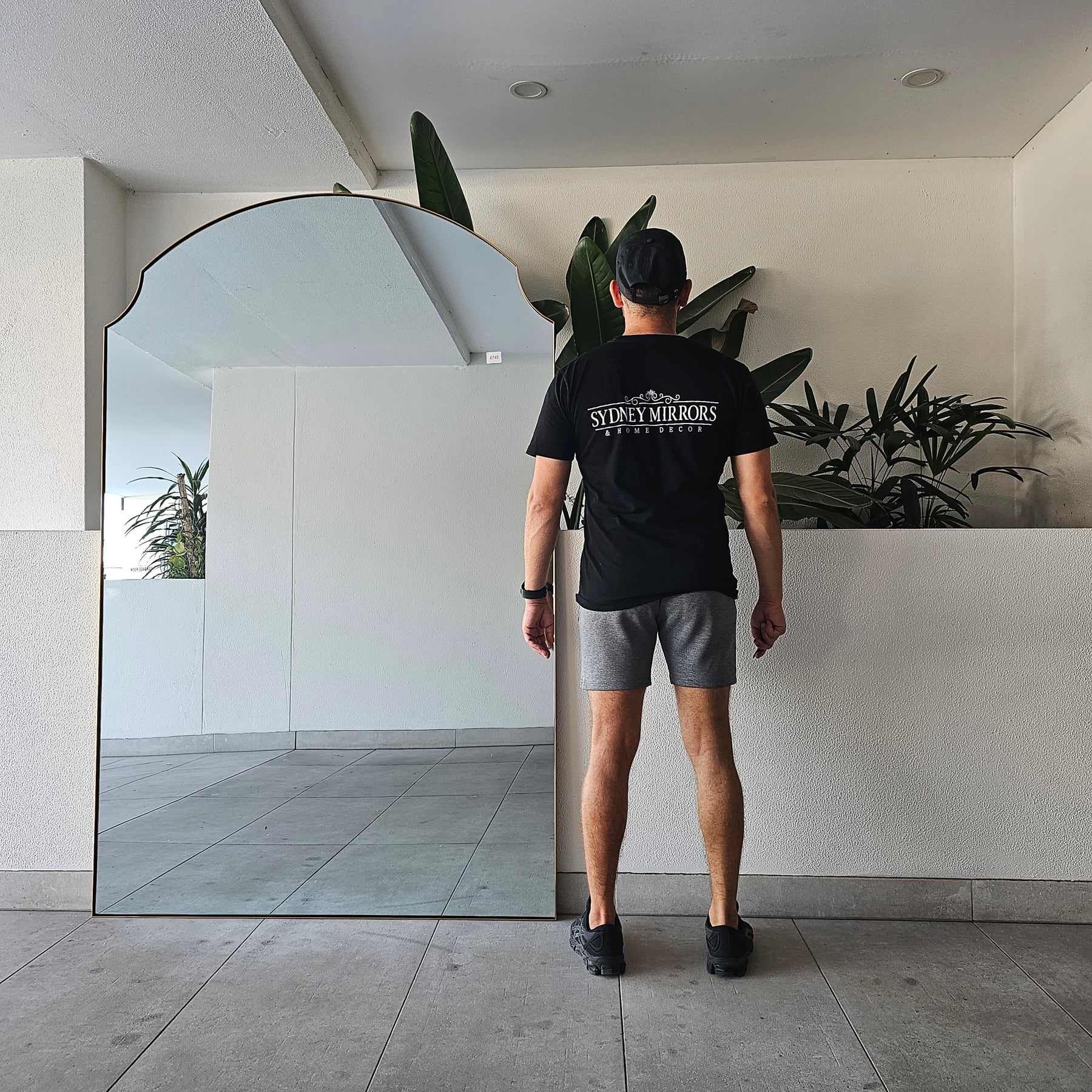 IYLA 190x120 Oversized Arch Mirror - Sydney Mirrors