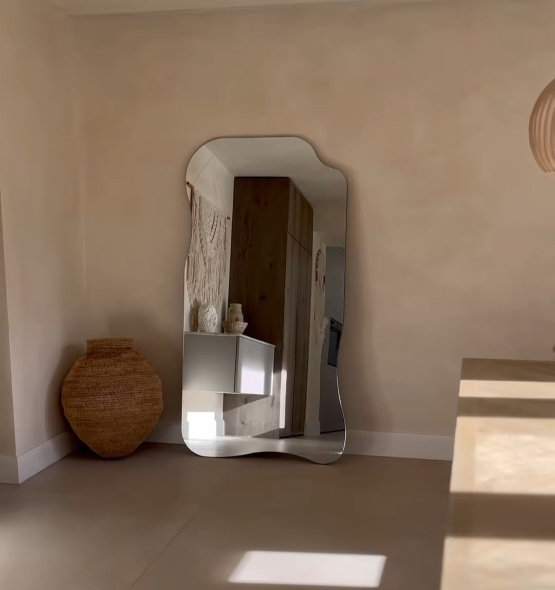 Sara 190x100cm - Frameless Irregular Mirror - Sydney Mirrors