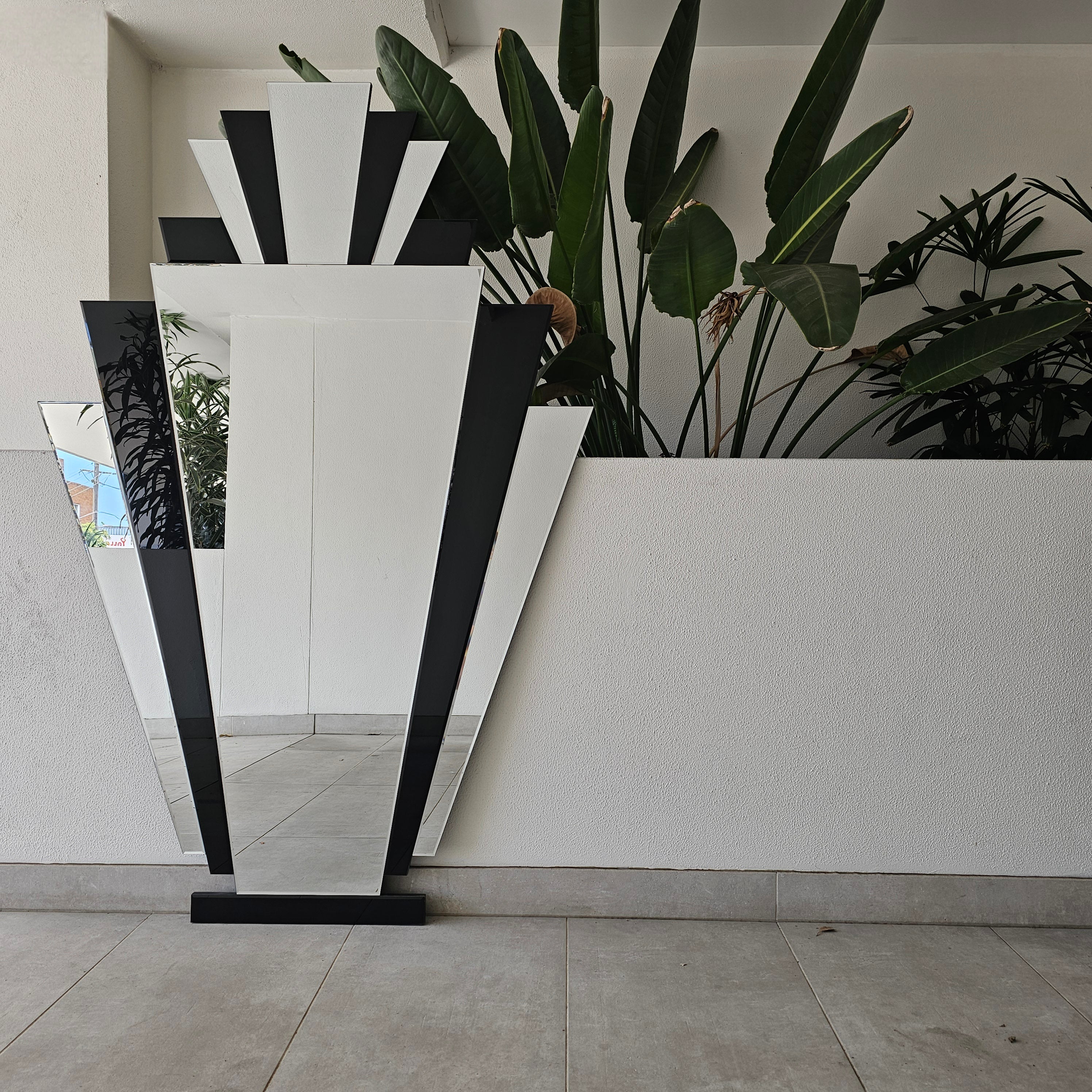 Pharaoh 180x120cm - Retro art deco wall | leaning fan mirror - Sydney ...